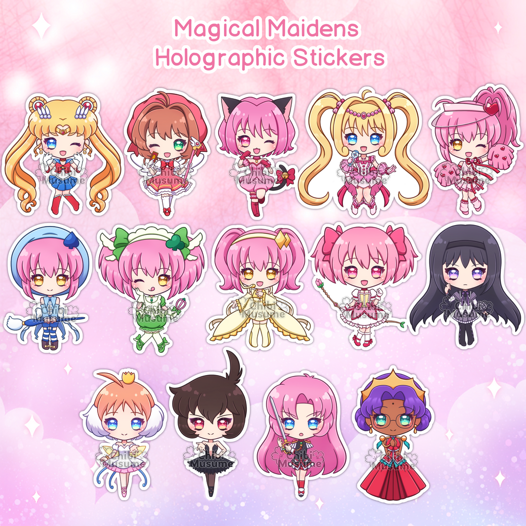 Magical Girl Stickers – ChibiMusume